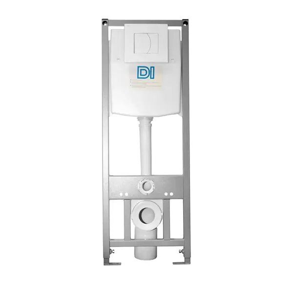 Инсталляция DI для подвесного унитаза с кнопкой цвет белый