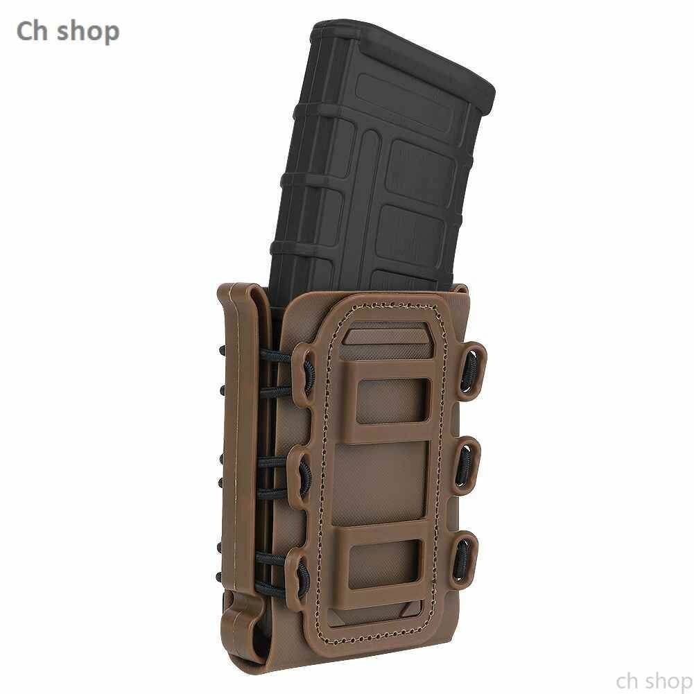 Krydex тактическом MOLLE Открытый Подсумок оружейный Plastic Fast M4/AR15/AK 556 762ch shop