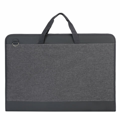 Папка сумка для рисунков и чертежей каркасная А2 (45*65см) экокожа BRAUBERG ART CLASSIC, 272990