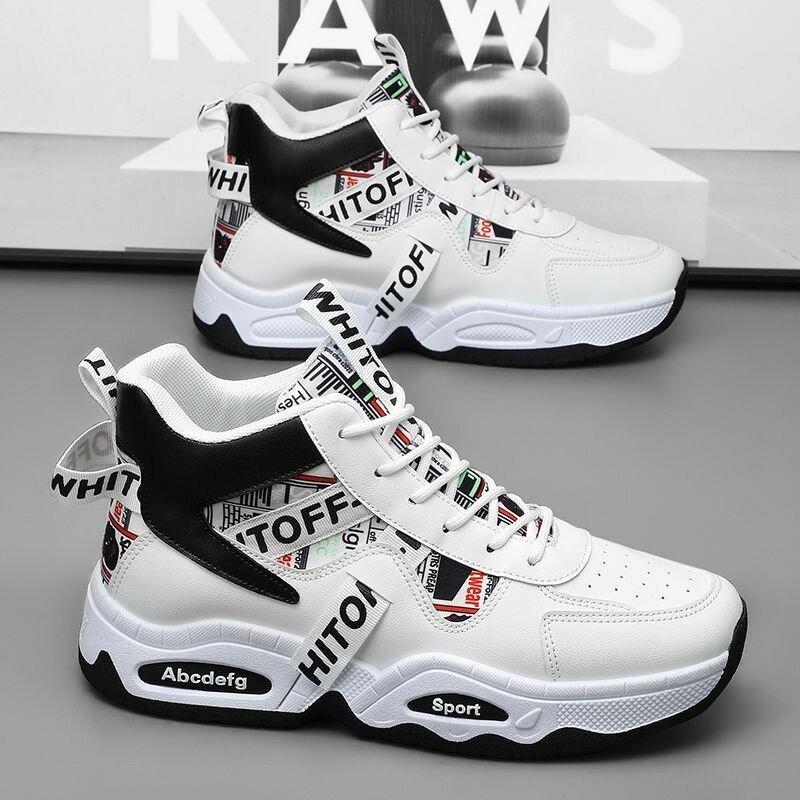 MOOCIE Высокие мужские зимние ботинки с бархатом и утолщением для сохранения тепла. Большие хлопковые ботинки из Северо-Восточного Китая. Мужская спортивная обувь. Модная спортивная обувь.