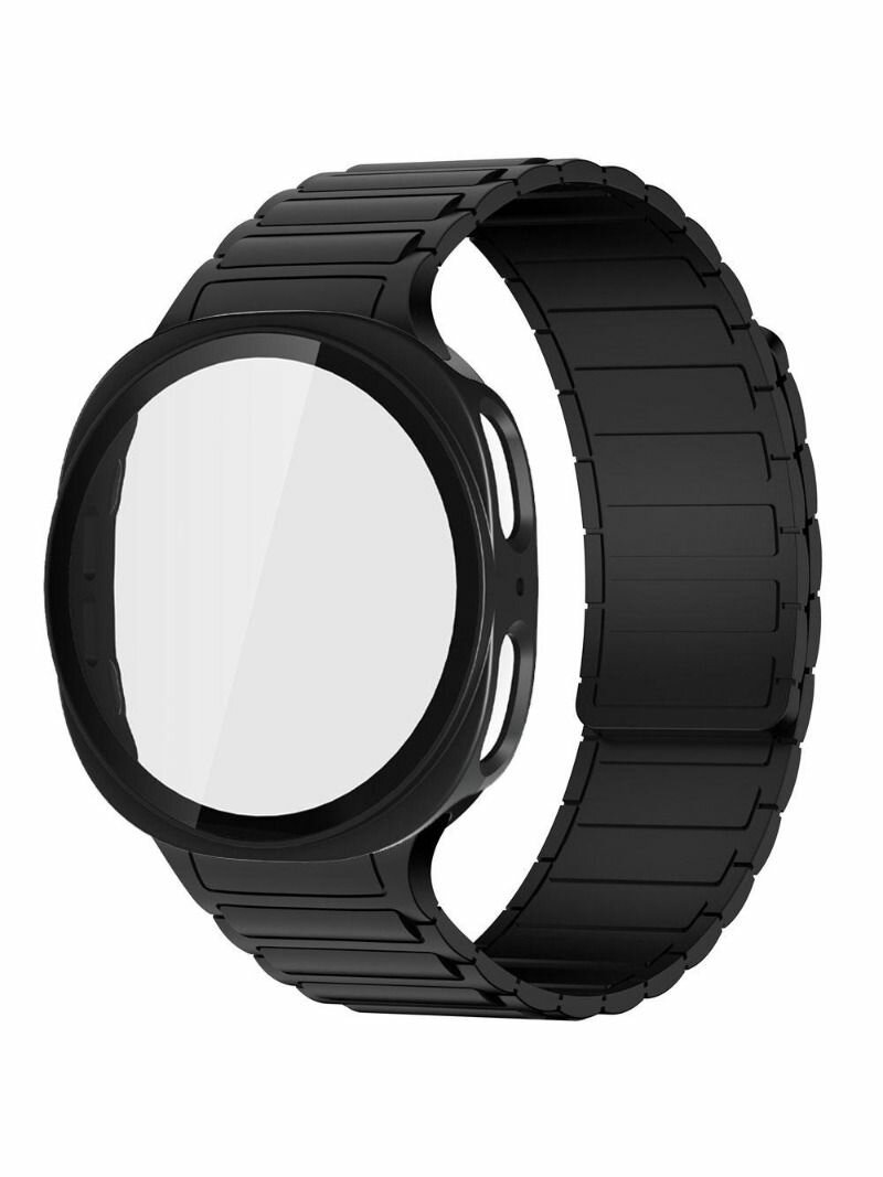 PC Case+Strap для Samsung Watch 8 40 мм 44 мм магнитный браслет для Samsung Watch 8 40/44 мм закаленного стекла