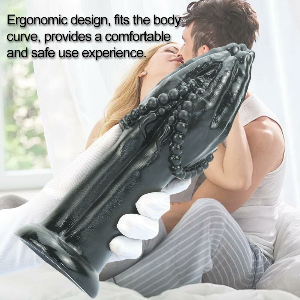 Огромная анальная пробка 11 см, имитация фистинга, дилдо, прикосновение руки, точка G, анальная пробка, вагинальная мастурбация, присоска, секс-игрушки для пар