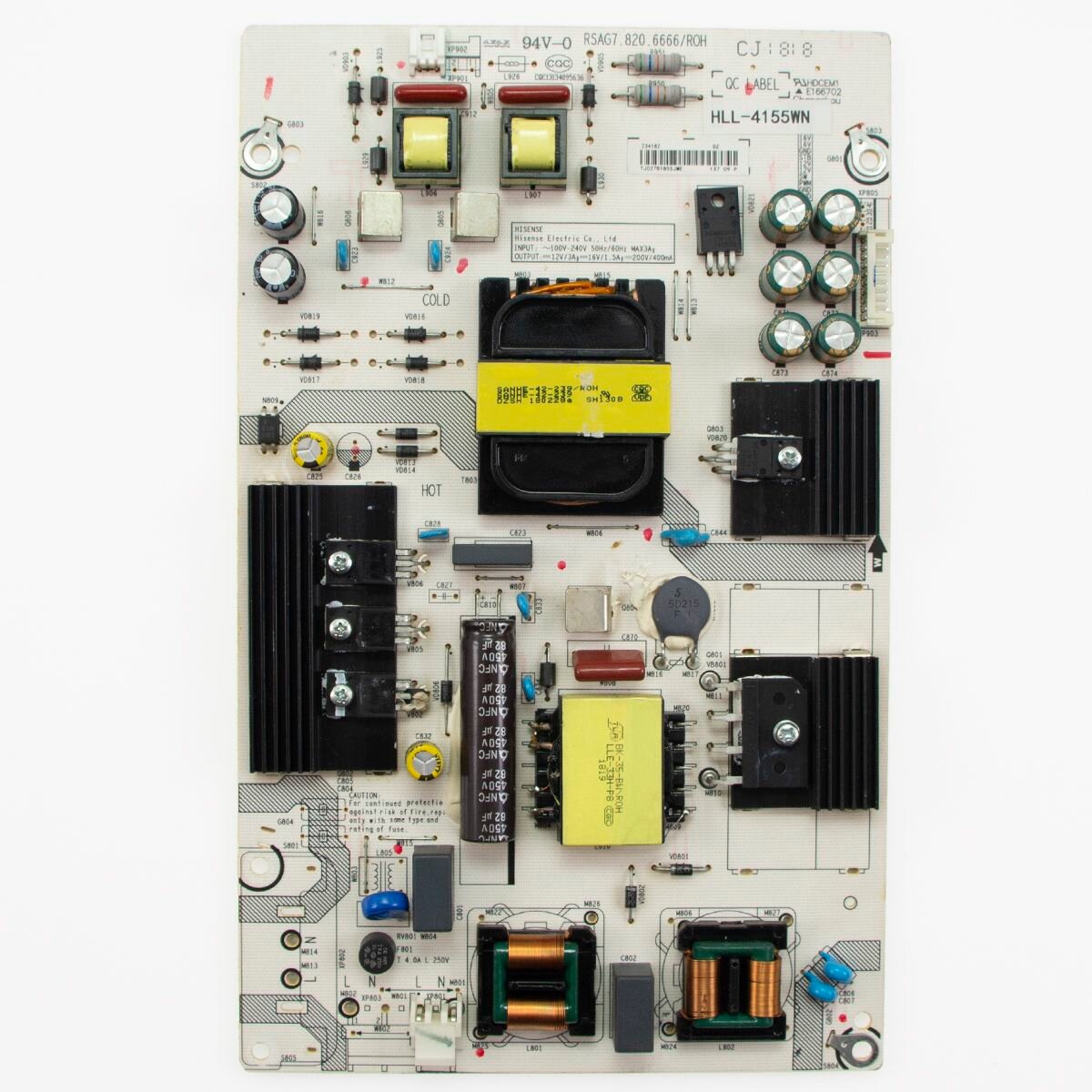 RSAG7.820.6666/ROH блок питания для телевизора Dexp F49D8200H