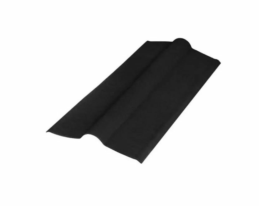 Коньковый элемент для черепицы ондулин SMART черный, 1х0,25м