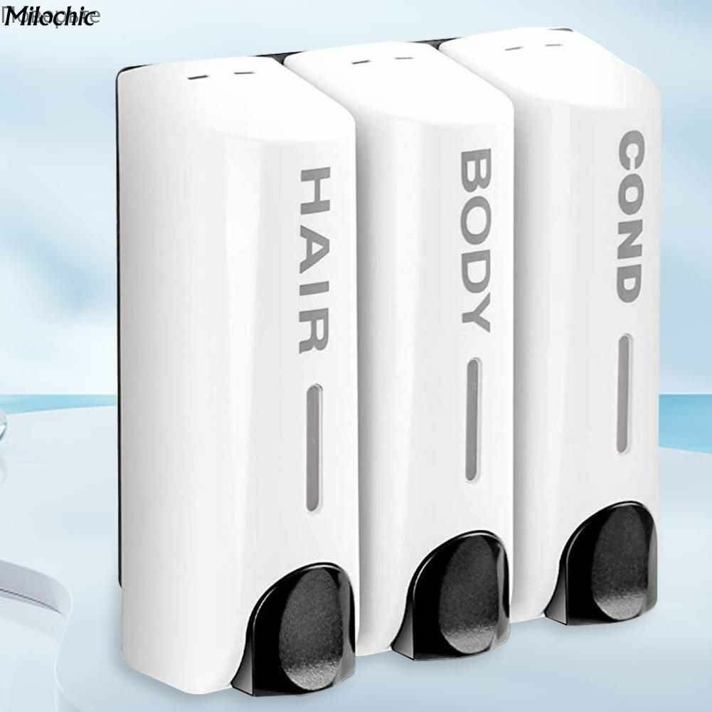 Тройные дозаторы жидкого мыла объемом 350 мл универсальный настенный дозатор для мытья тела