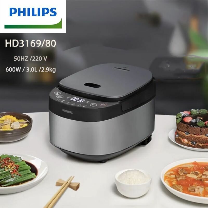 Philips Умная рисоварка HD3169(3л)