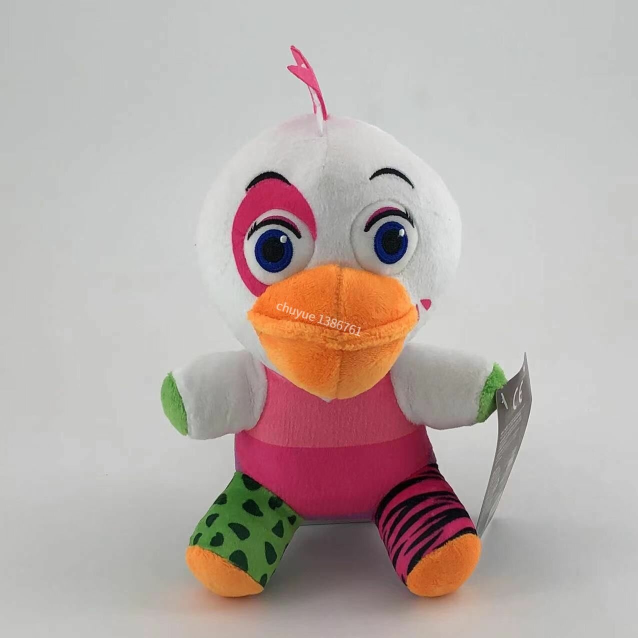 Мягкая игрушка Фредди, Бони, Фокси Лис, Чика, Лолбит из игры "Пять ночей с Фредди", набор 5 персонажей