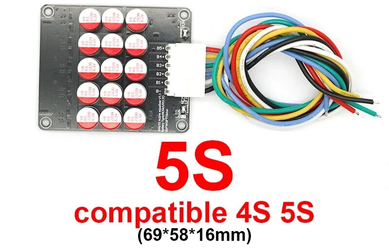 Активный балансир аккумуляторов 4S-5S Li-ion Lifepo4