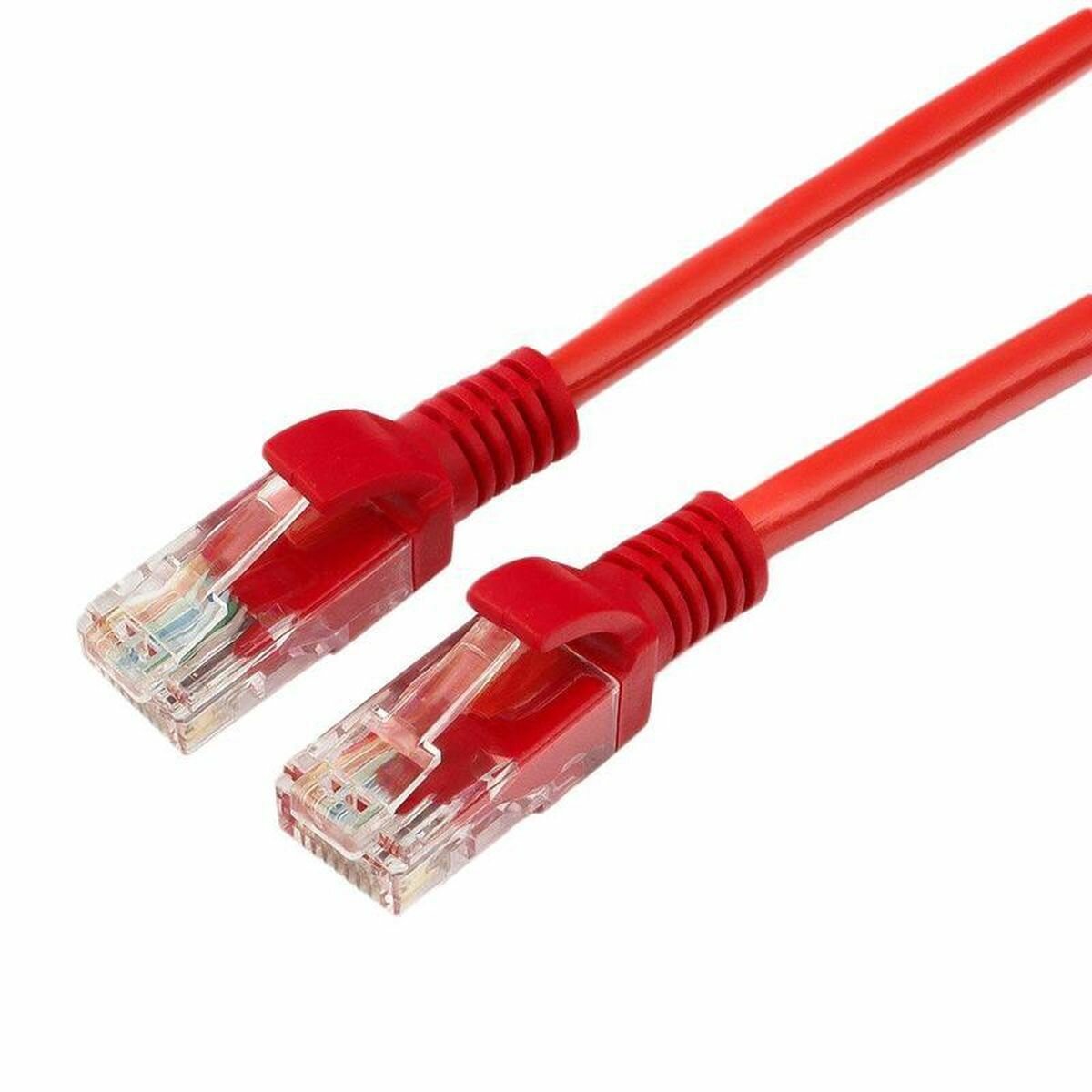 Кабель витая пара UTP Cablexpert PP12-1M/R cat 5e, 1м, красный