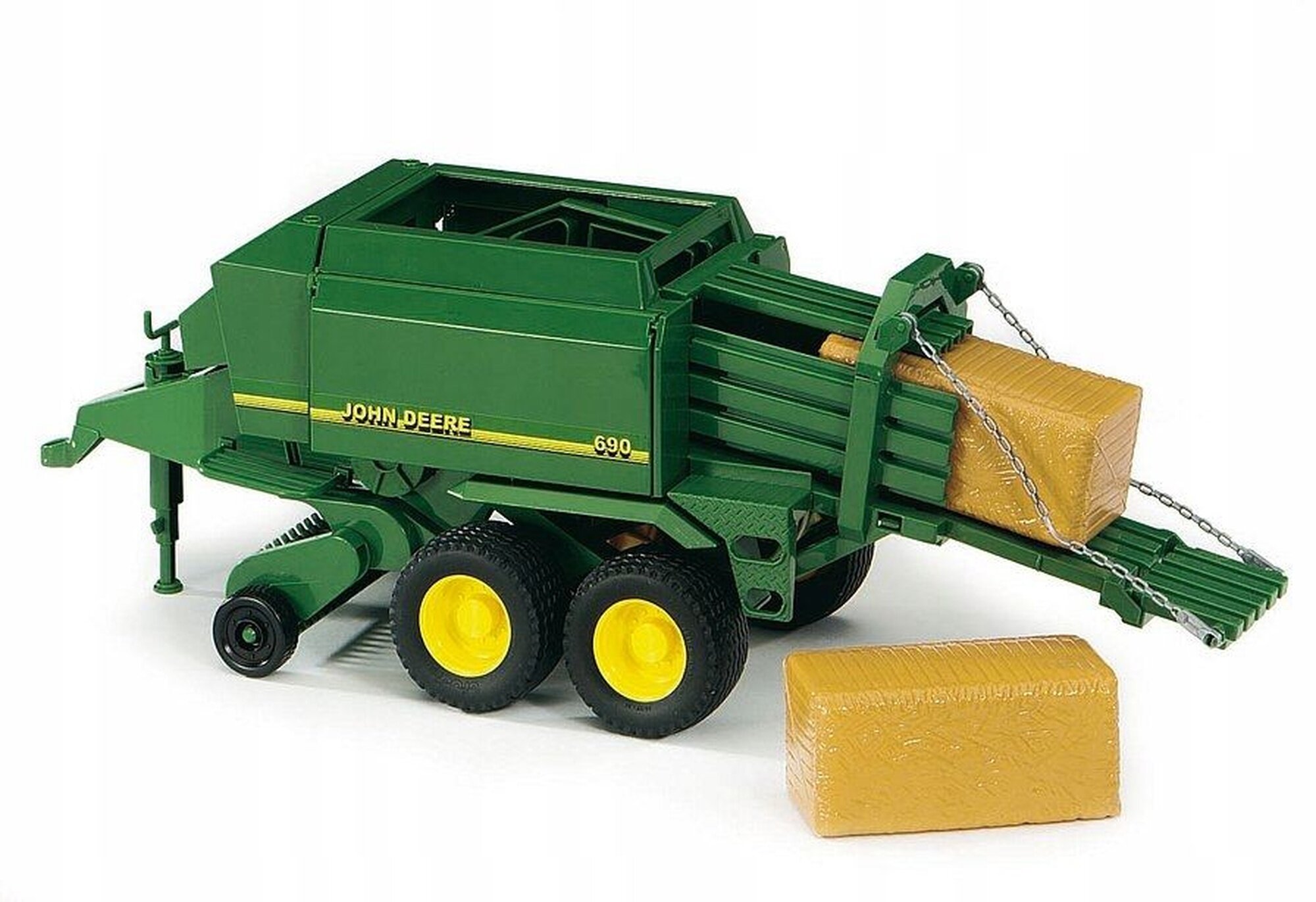 Игрушечный транспорт Bruder - Пресс-подборщик соломы John Deere - Брудер 02017
