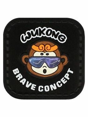 Бирка ШвейТорг XH-69, силиконовая, полиэстер, черная, 40x40 мм 1/20шт.