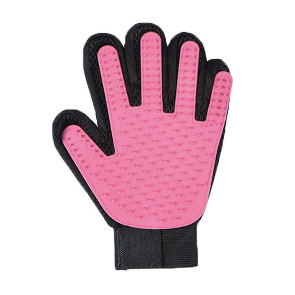 Перчатка для вычесывания шерсти кошек и собак, чесалка,