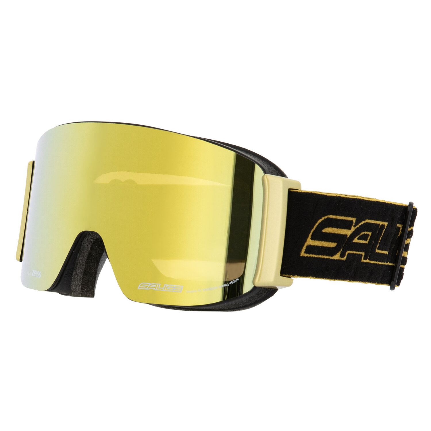 Маска горнолыжная Salice 102DARWF Black-Gold/Darw Gold S3
