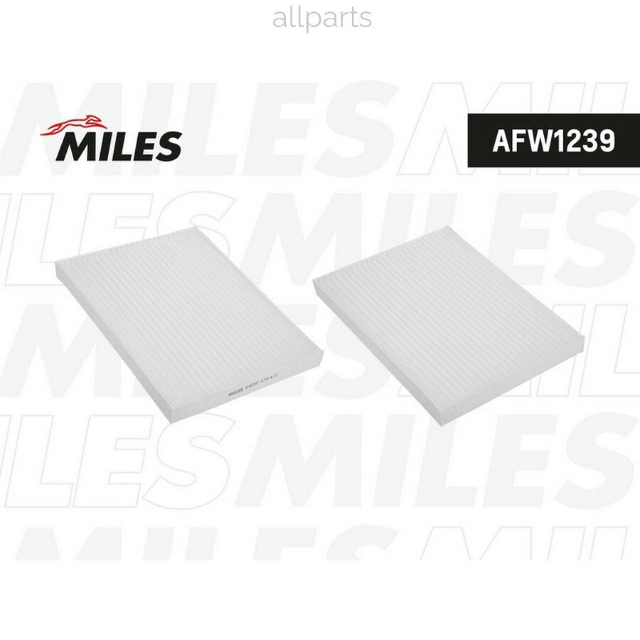 MILES AFW1239 Фильтр салона NISSAN QASHQAI 07-