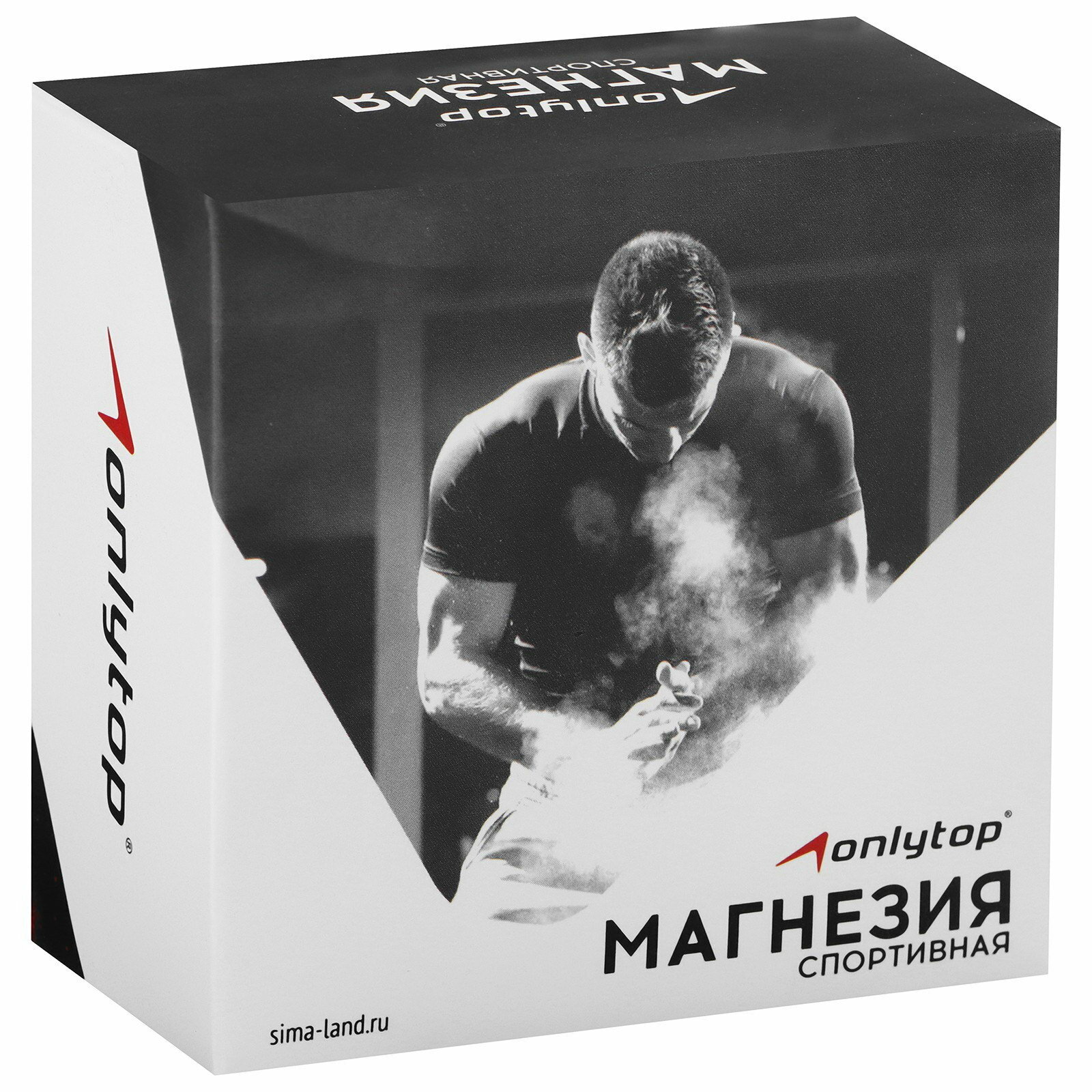 Магнезия спортивная в коробке "Будь в форме", вид: магнезия, вид спорта: тяжёлая атлетика