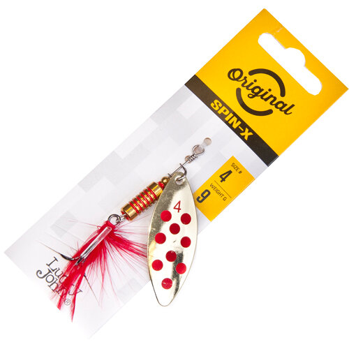 Блесна вращающаяся Lucky John Spin X Long 04 9,0Г Gr