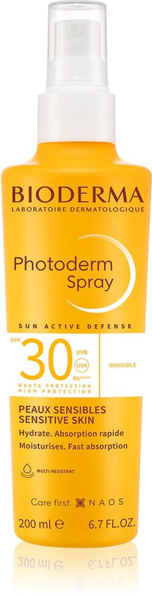 Bioderma Солнцезащитный спрей для кожи лица SPF 30+ Photoderm Spray, 200 мл