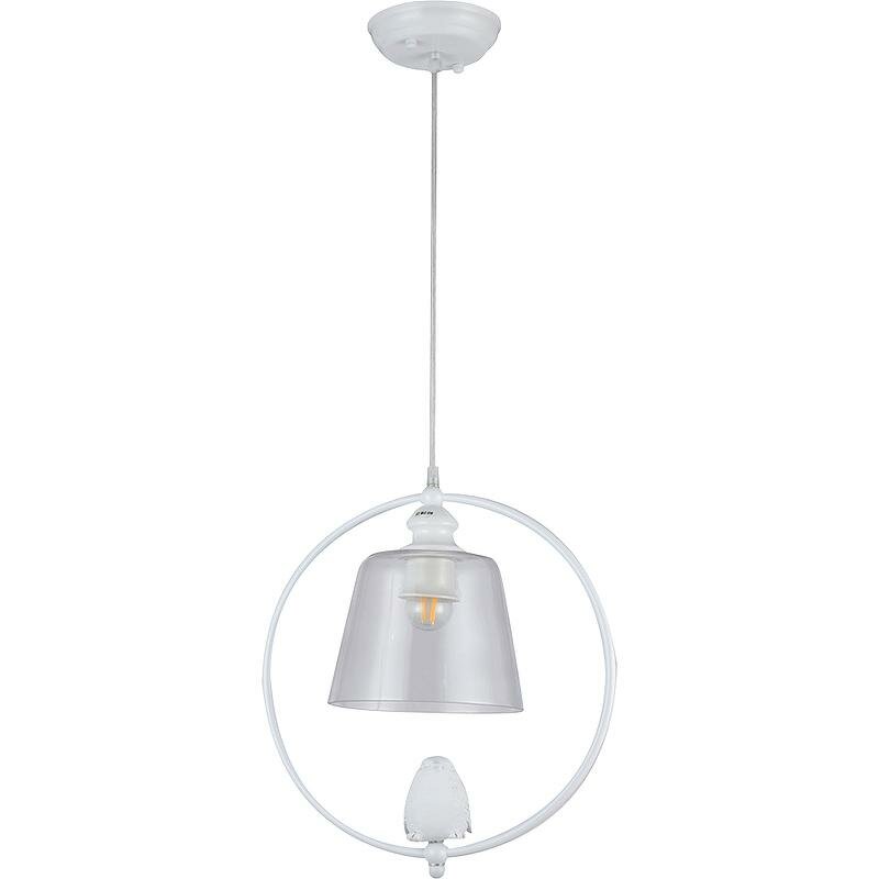 Подвесной светильник Arte Lamp Passero A4289SP-1WH цвет белый Модерн