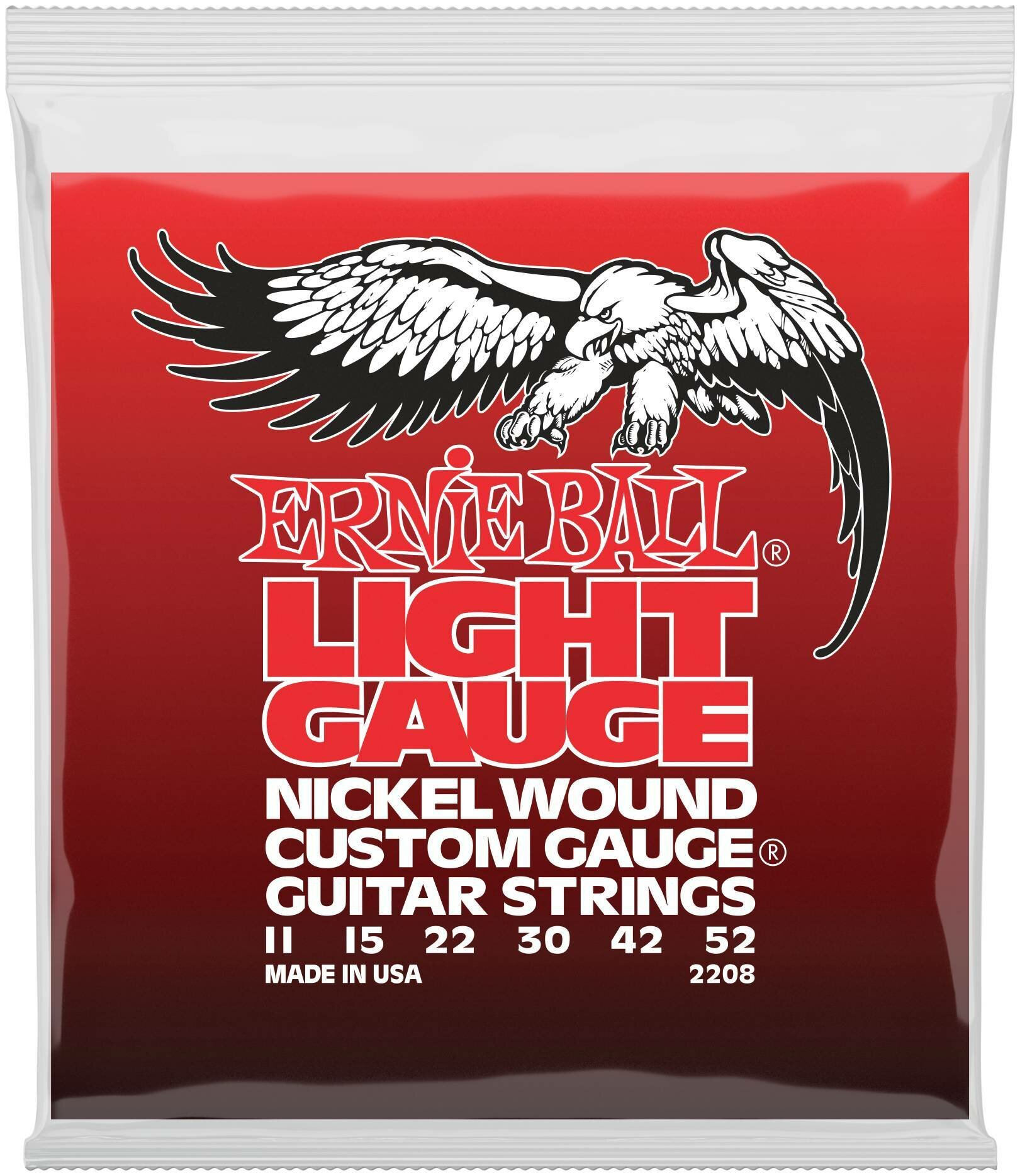 ERNIE BALL 2208 Nickel Wound Light 11-52 - Струны для электрогитары