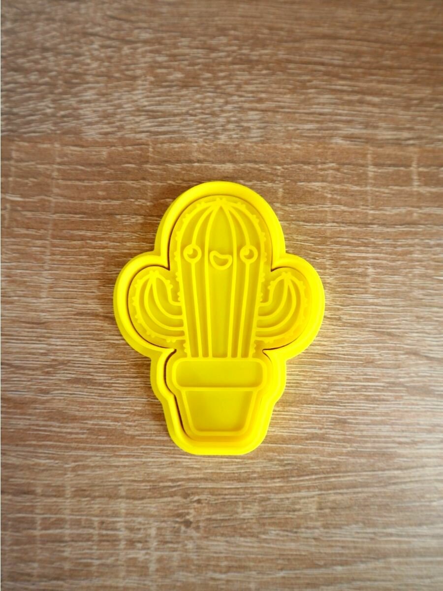 Форма для вырубки теста, вырубки пряников, Кактус
