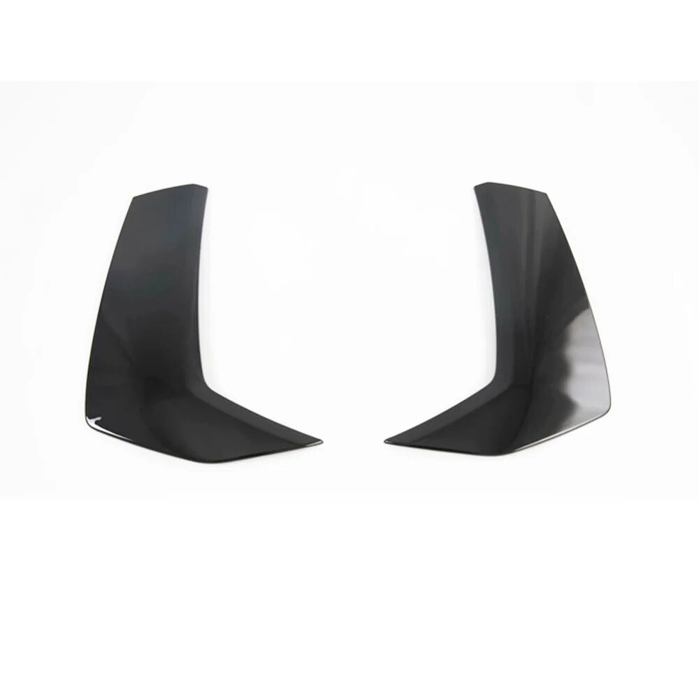 Противотуманная фара, декоративная наклейка для Audi A3 8Y 2021 2022, передний бампер, противотуманная фара, накладка на лампу, веко, полоса для бровей, крышка Glossy Black