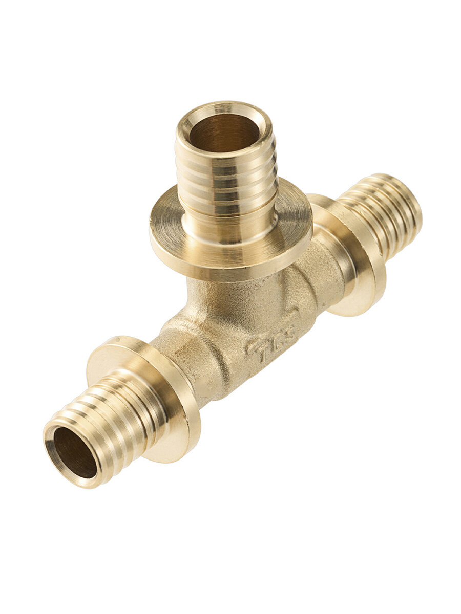 Тройник редукционный TECEspring AX 25х16х16, латунь 760516S