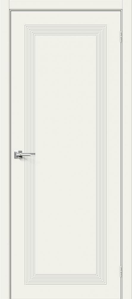Межкомнатная Дверь Эмаль Bravo Граффити-20 Whitey 600х2000мм (полотно 1шт) / Браво