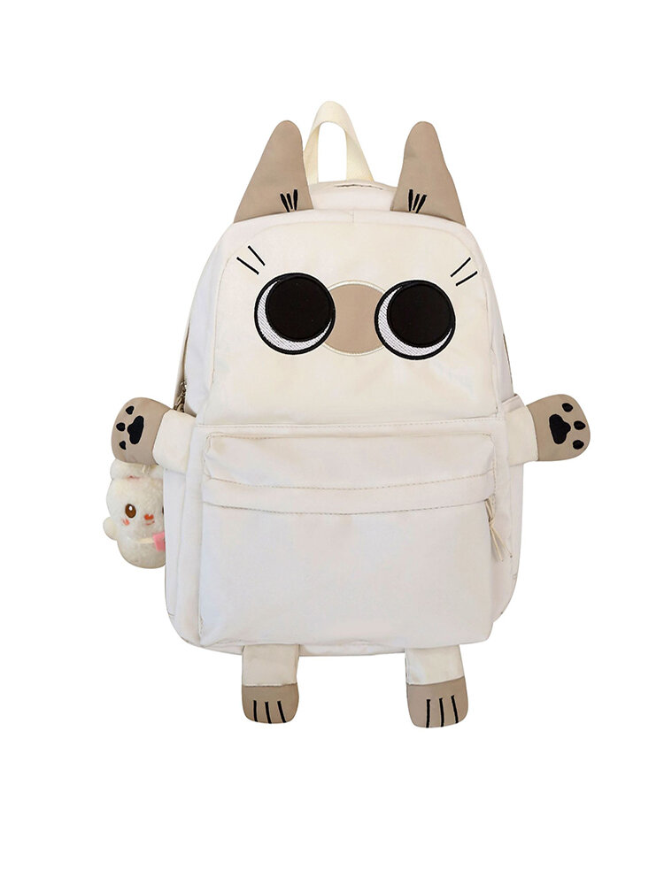 Милый стиль Лолиты, школьная сумка для девочек, рюкзак в форме кошки для молодых студенток