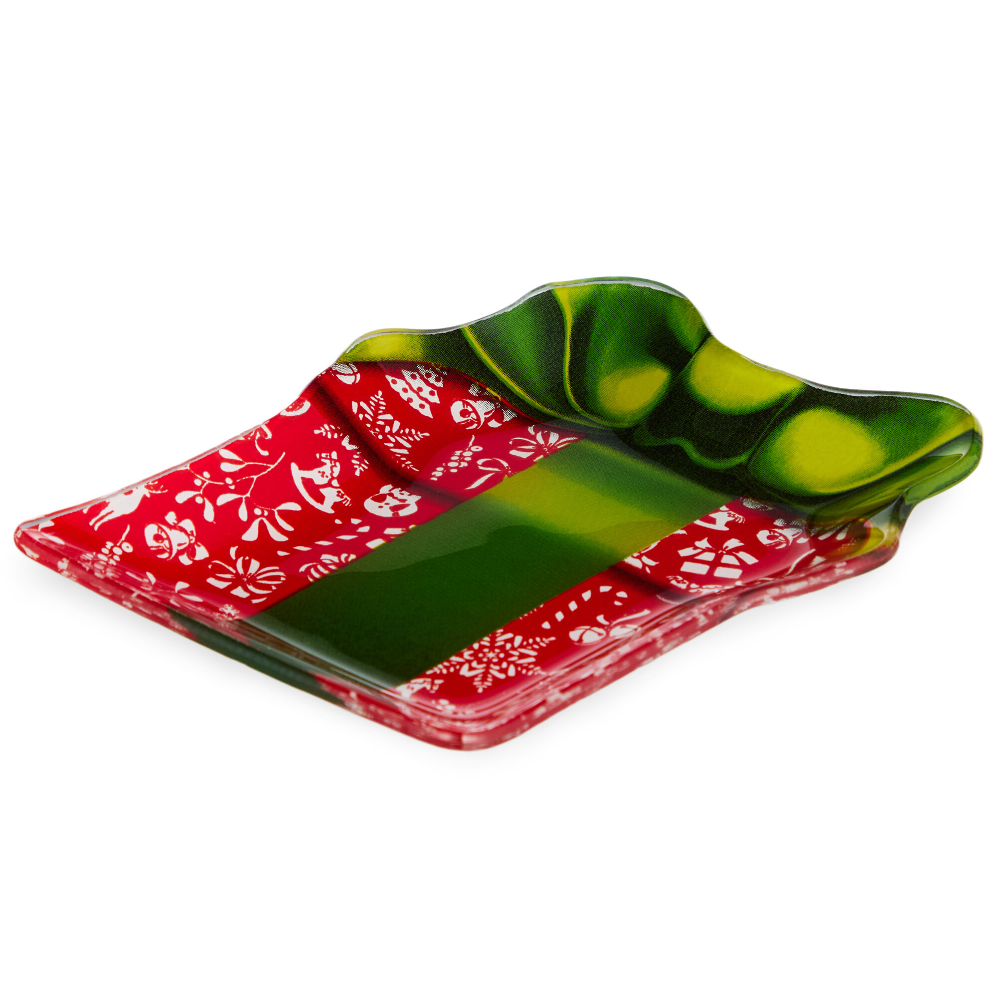 Блюдо декоративное LEFARD "Рождественская Сказка", керамика, диаметр 12,5 см