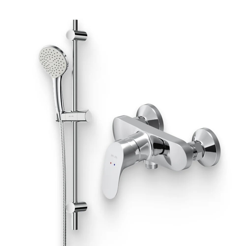 Душевой комплект Смеситель для душа AM.PM Like F8020016 / Гарнитур Gem F0190000 хром