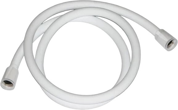 Душевой шланг IDDIS Optima Home OPH12WLi19 120 см, с антискручиванием, силиконовый, белый, матовый, шланг для душа