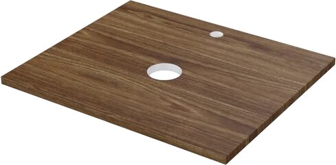 Столешница под раковину в ванную IDDIS Optima Home 60 темное дерево, матовая, с отверстием для смесителя, МДФ