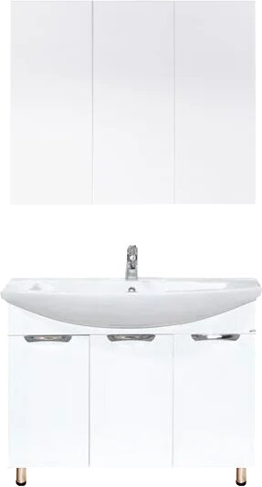 Мебель для ванной комнаты Misty Лаванда 105 прямая