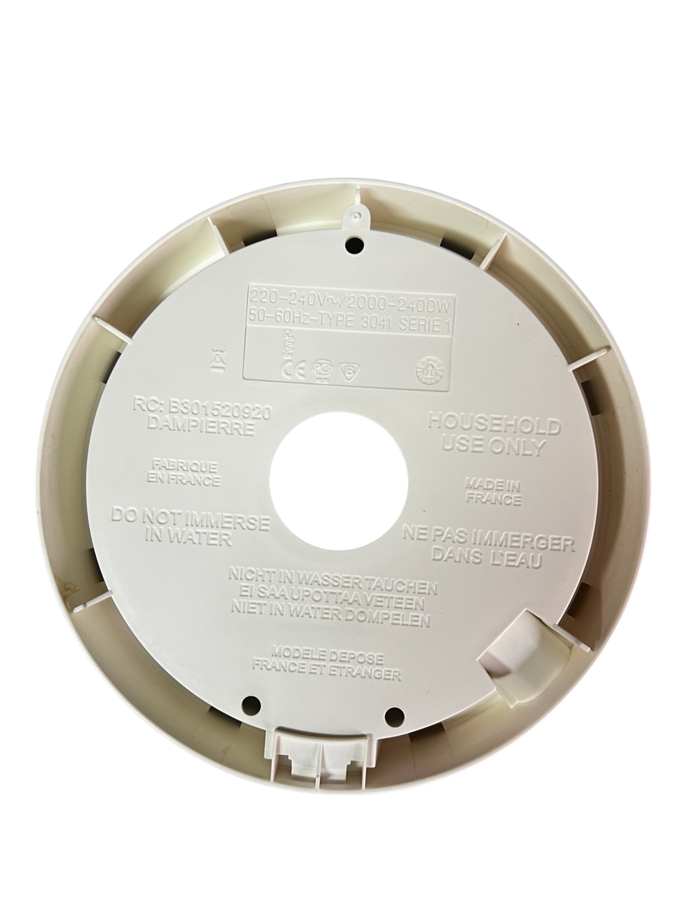 TS-14241615 Нижняя часть корпуса для чайника TEFAL 9203082