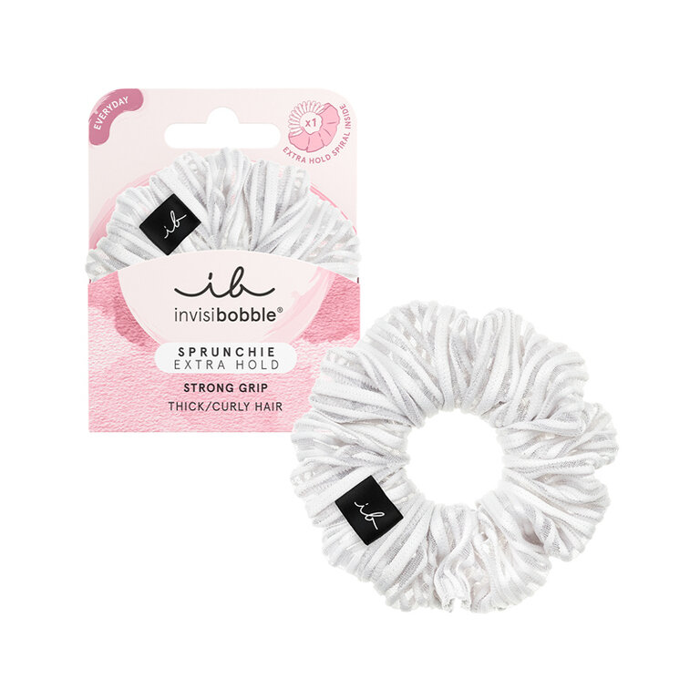 INVISIBOBBLE SPRUNCHIE EXTRA HOLD Pure White Резинки для волос Германия 1 шт