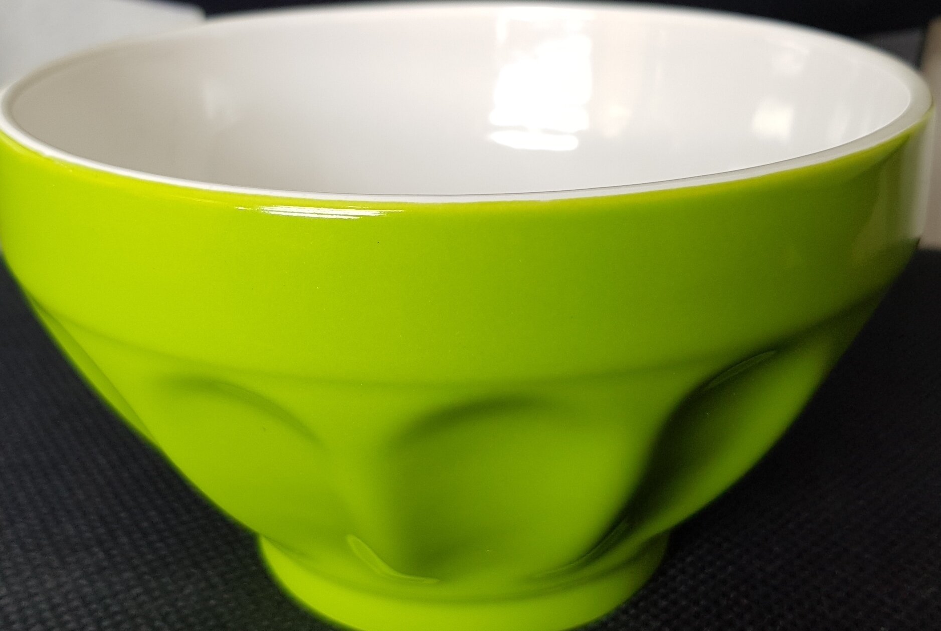 !09 Миска большая 14, 5 см, керамика цвет зеленый