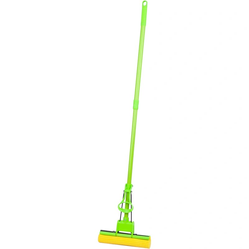 Швабра с отжимом насадка PVA 27см один ролик рукоятка 65-120см HD1910