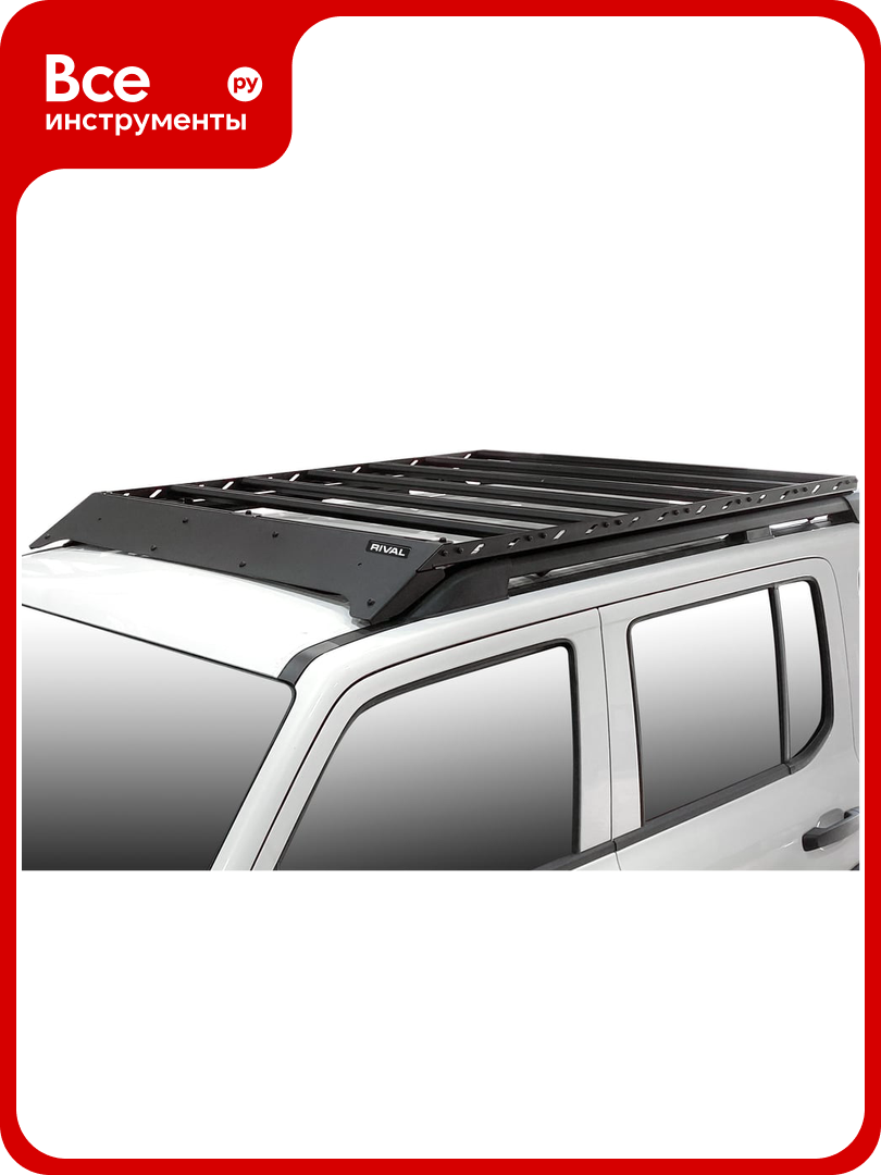 Багажник на крышу автомобиля Rival для Tank 300 23-, алюминий 6 мм, разборный, с крепежом T.4801.1, алюминиевый