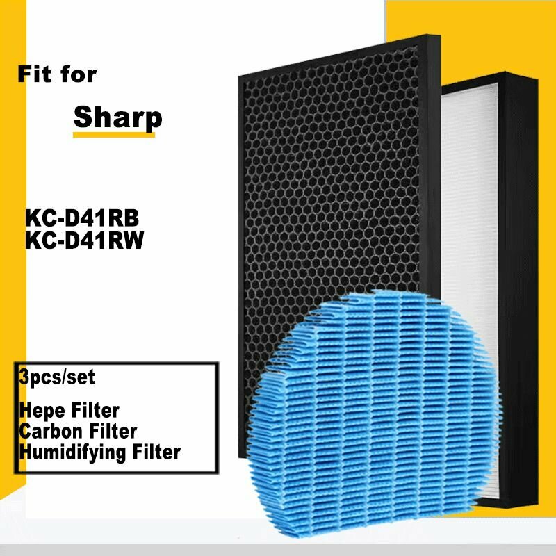 Очиститель воздуха H13 HEPA Угольный фильтр FZ-D40DFE FZ-D40HFE соответствует Sharp Air Purifier KC-D41RB, KC-D41RW