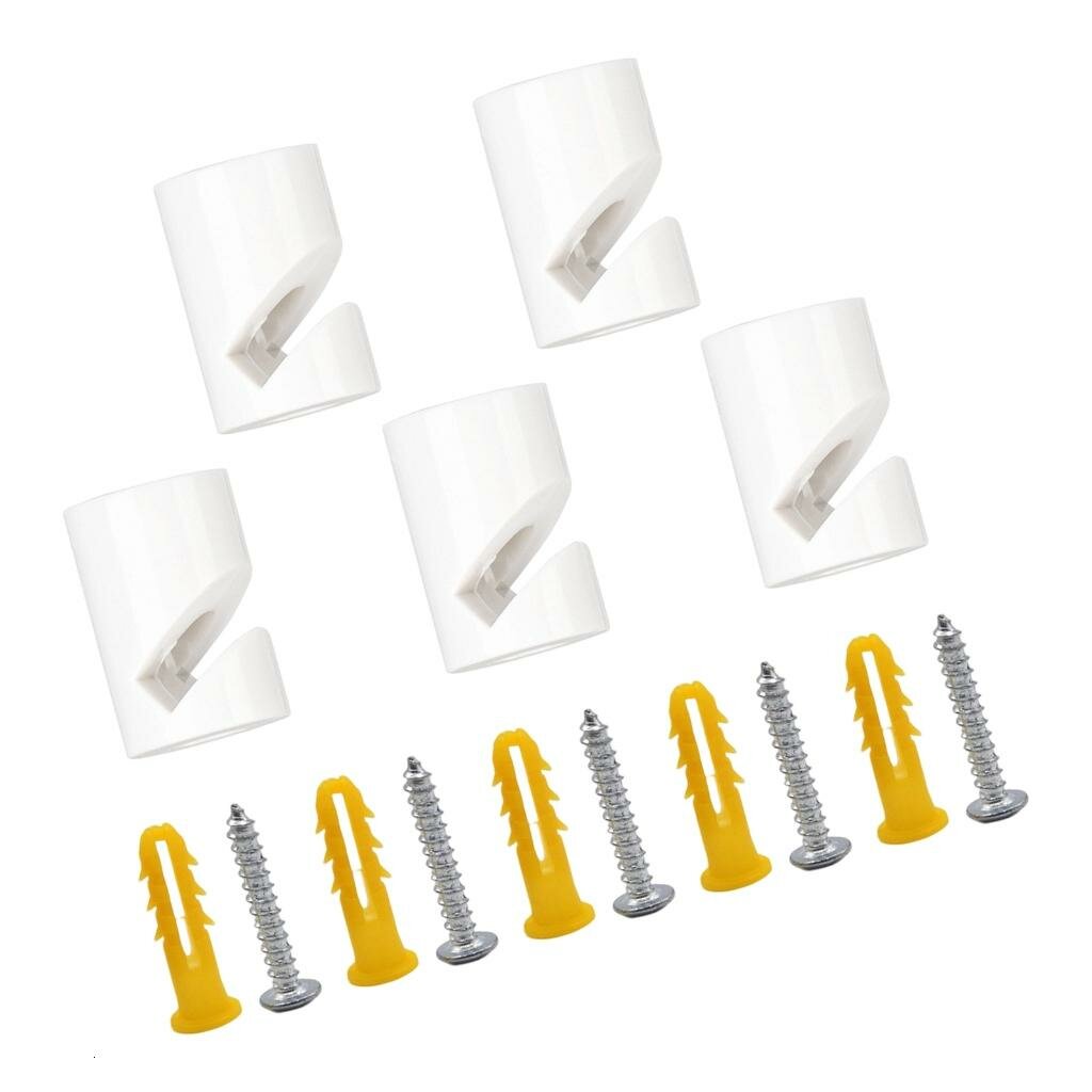 Крючки для крепления проводов люстры, Белый