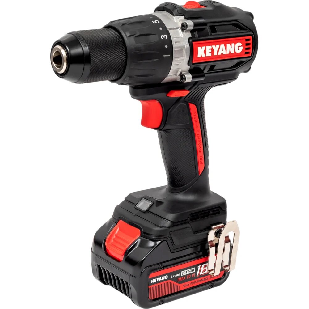 KEYANG Аккумуляторная ударная дрель-шуруповерт DM20BLH-100E (Set)