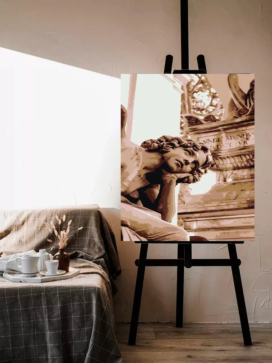 Картина по номерам Джулио Монтеверде Скульптуры Angel Statue