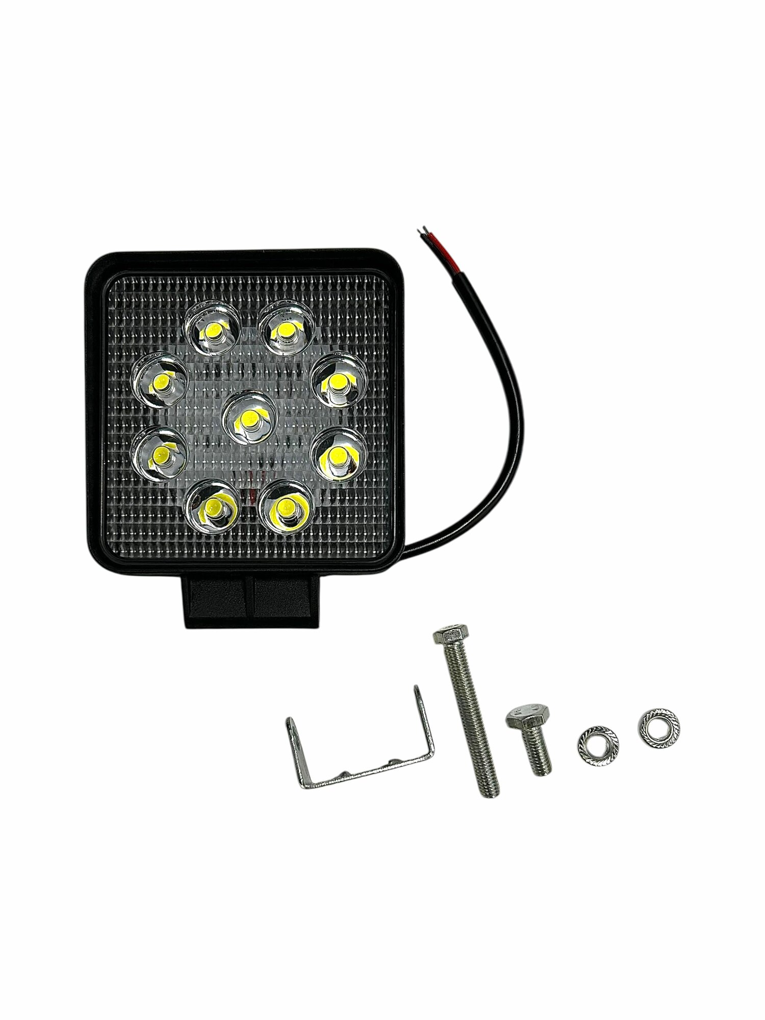 Фара светодиодная CH006, 27W, дальний свет, (9 диодов по 3W)