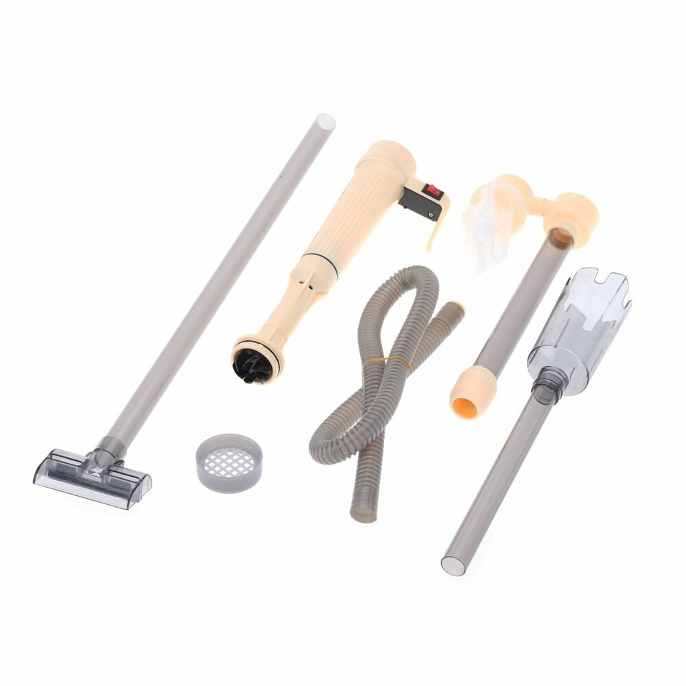 Электрический пылесос для гравия, водяной насос для аквариума, сифонный очиститель для воды, для легкого обслуживания аквариума