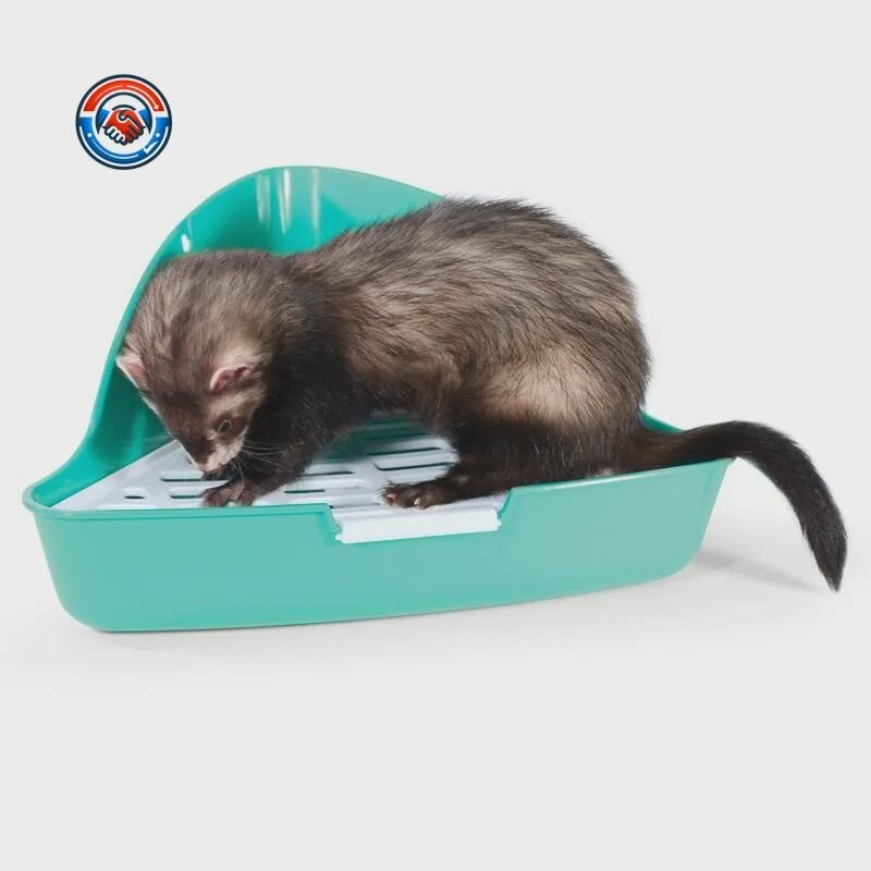 Домашний туалет для кошек и собак, закрытый лоток с крышкой и дверцей, угловой унитаз для животных, контроль запаха, простота уборки
