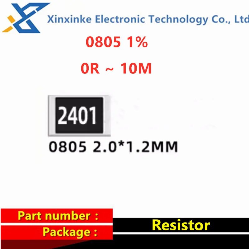 100pcs 0805 1% SMD resistor 0R ~ 10M 1/4W 0 1 10 100 150 330 ohm 1K 2.2K 10K 100K 0R 1R 10R 100R 150R 220R 330R 1M 10M 22K 30K