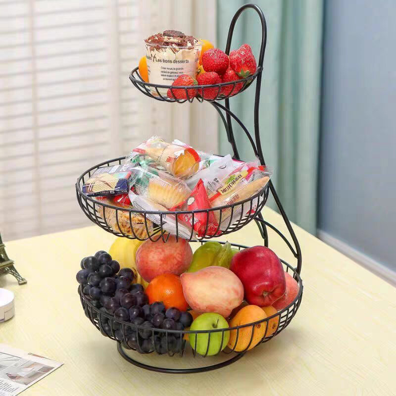 Фруктовница многоярусная, Посуда для фруктов, Трехъярусная этажерка