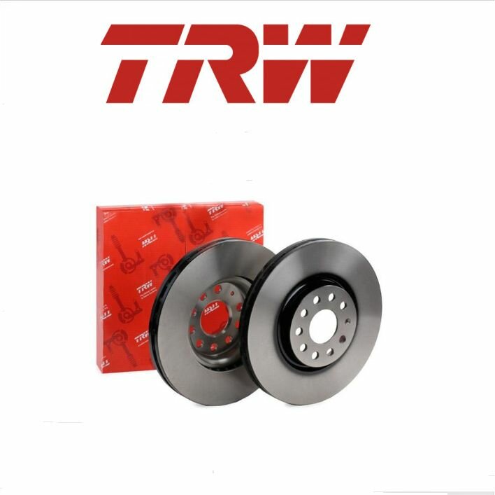 TRW/LUCAS DF6695S Комплект передних тормозных дисков (2шт) для SKODA KODIAQ 2017>