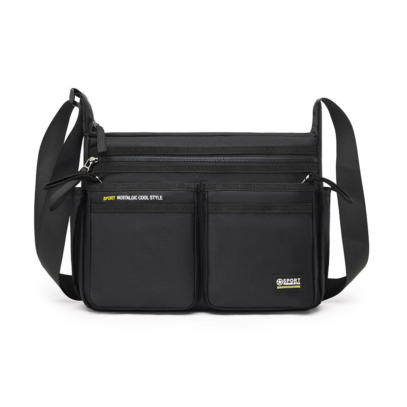 Sac messager grande capacité pour homme, элегантная сумка-бандульер из оксфордской ткани, сумка-контракт, портативная сумка для школы (32 x 9 x 24 см)
