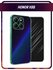 Силиконовый чехол на Honor X8B / Хонор X8B с принтом "Синий карбон"